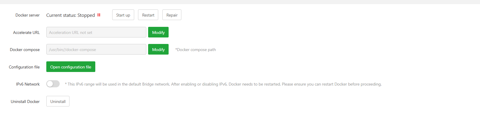 Error Installing Docker And It Doesnt Work Aapanel Free Hosting Control Panel One Click