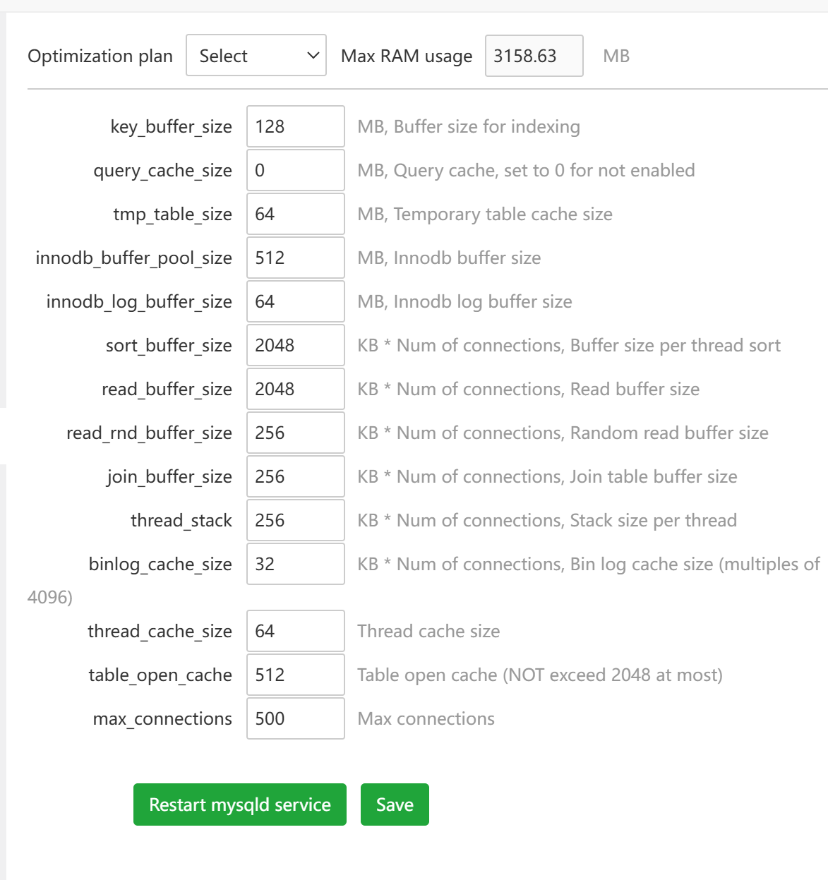 How do I need to set up mysql to withstand the load of bot requests? - aaPanel - Free Hosting ...