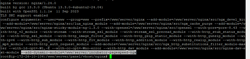 Guide : Install Nginx with PageSpeed Module - aaPanel - Free Hosting control panel. One-click ...