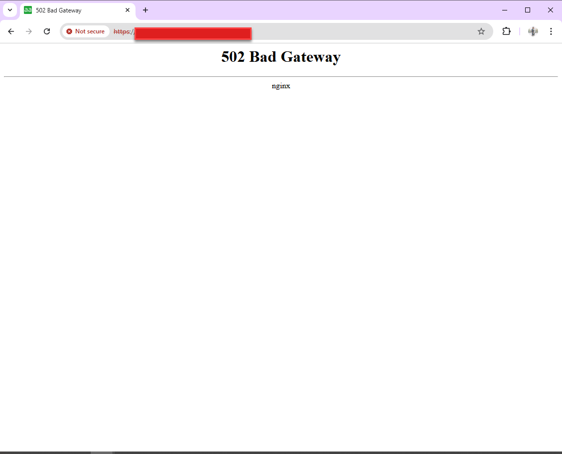 error "502 Bad Gateway nginx" when trying to access the panel - aaPanel ...